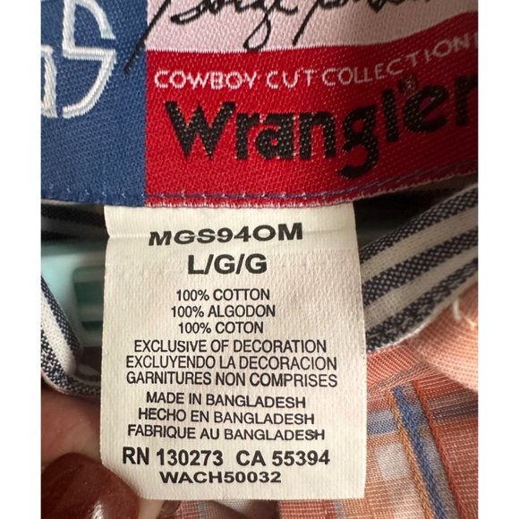 Wrangler | Shirts | Wrangler George Strait Collection Mens Shirt Ss ...